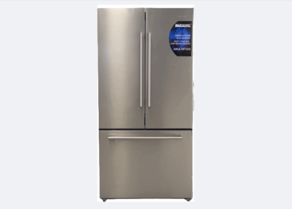 Maxsonic 20cuft French Door Refrigerator - Persads Home Store